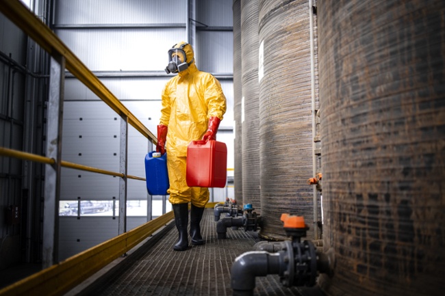 Examples of PPE for Various Dangerous Goods Classes