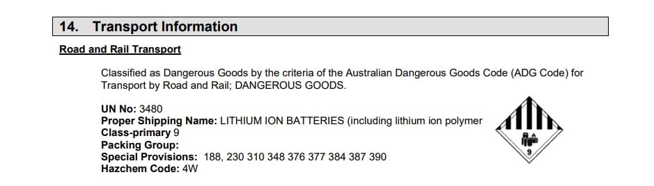 Safety Tips for Lithium-ion Battery Transport