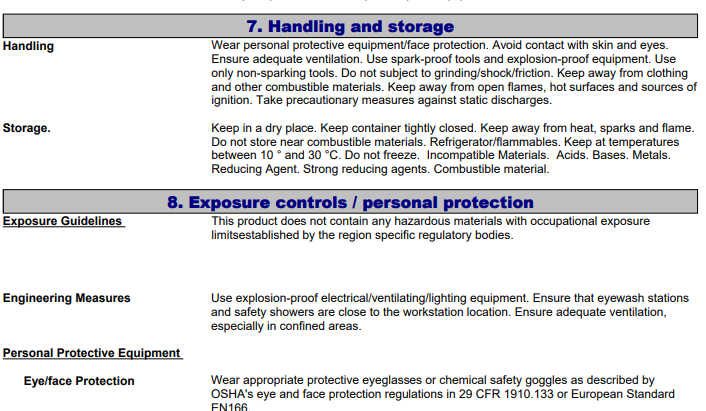 What Chemicals Require Temperature Controlled Storage?