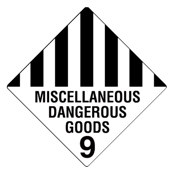 Class 9 Miscellaneous Dangerous Goods Storage