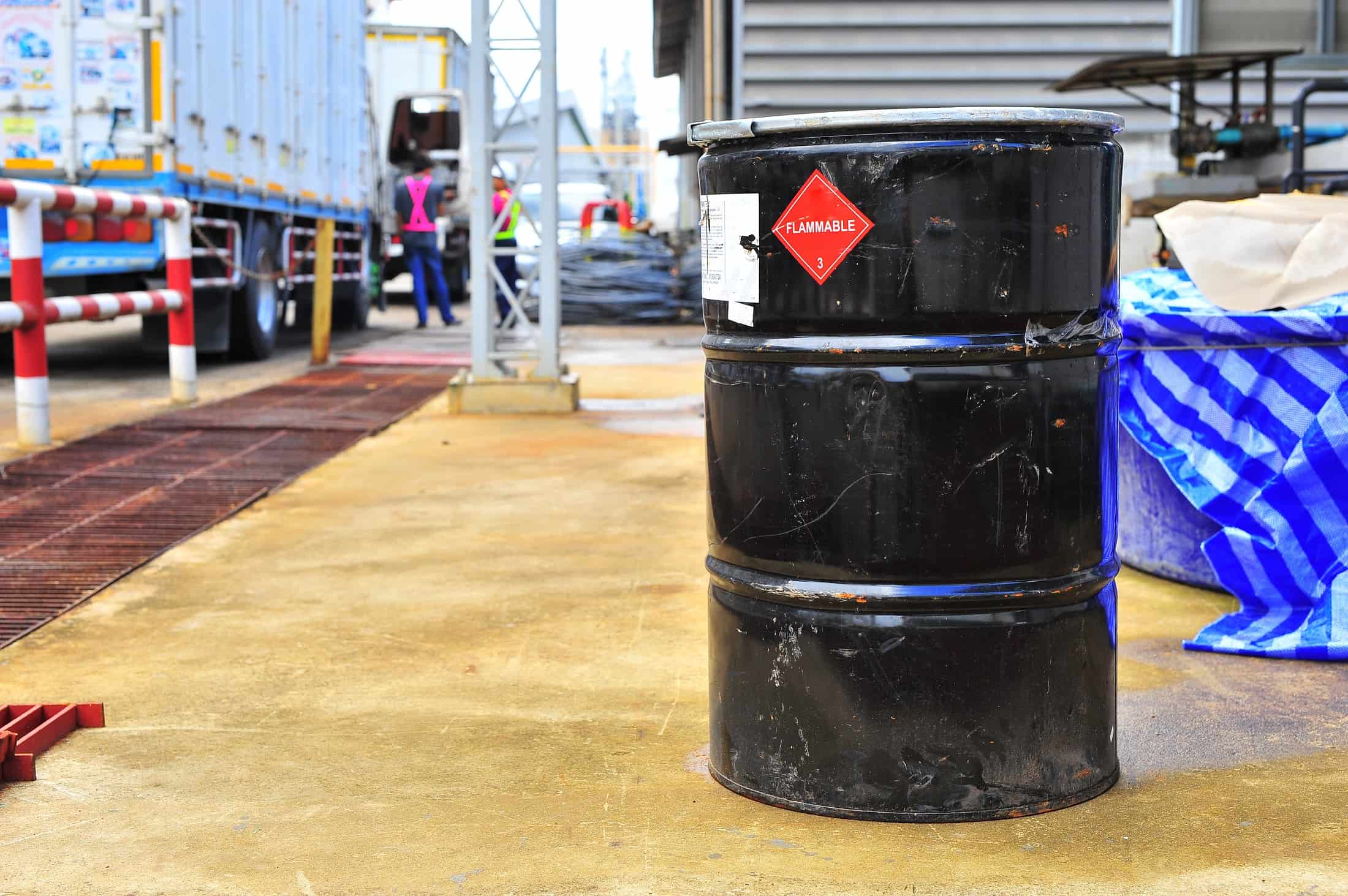 Examples of flammable liquids and their flash points